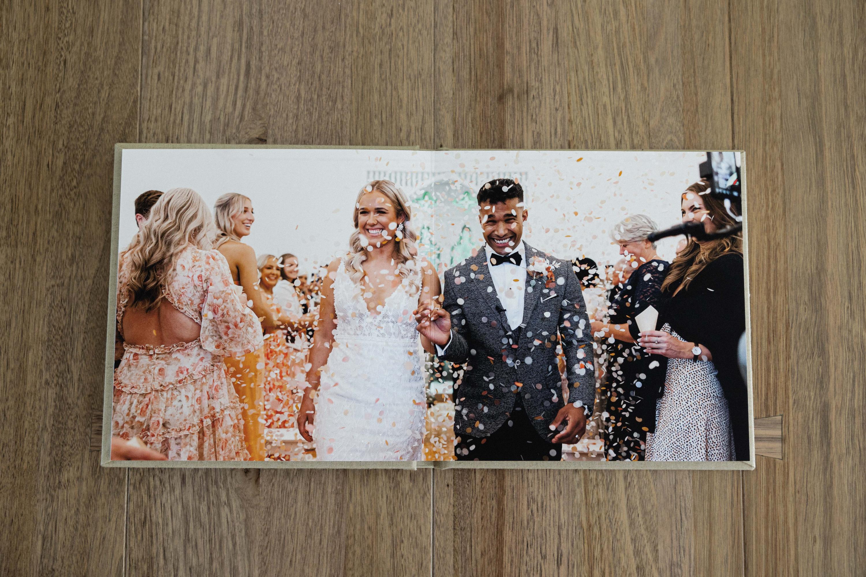 Asahi Linen Blend 10x10 white and blind debossing - Emma Tkalcevic ...