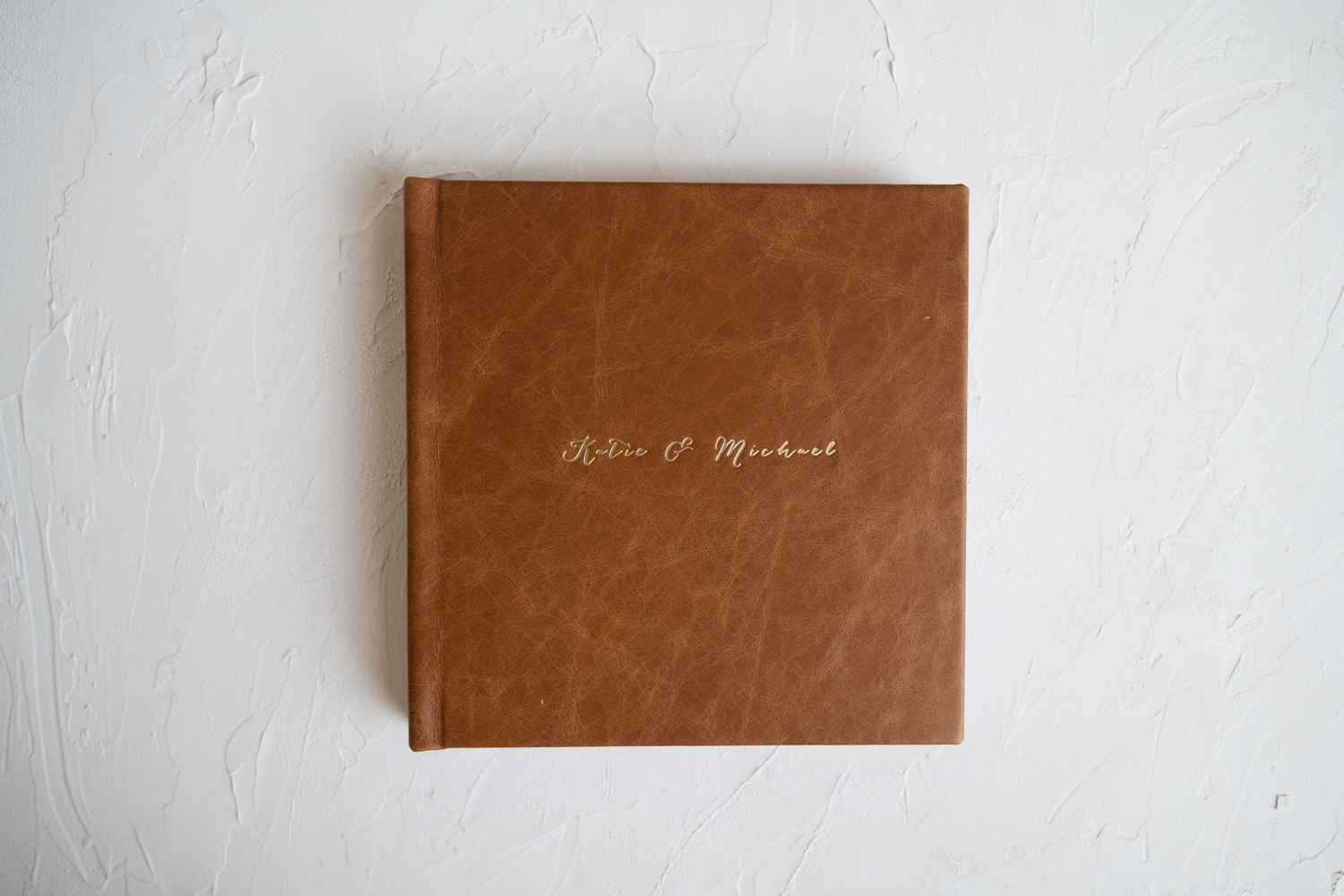 10"x10" Toasted Marshmallow with Gold Emboss Family Album | visionart