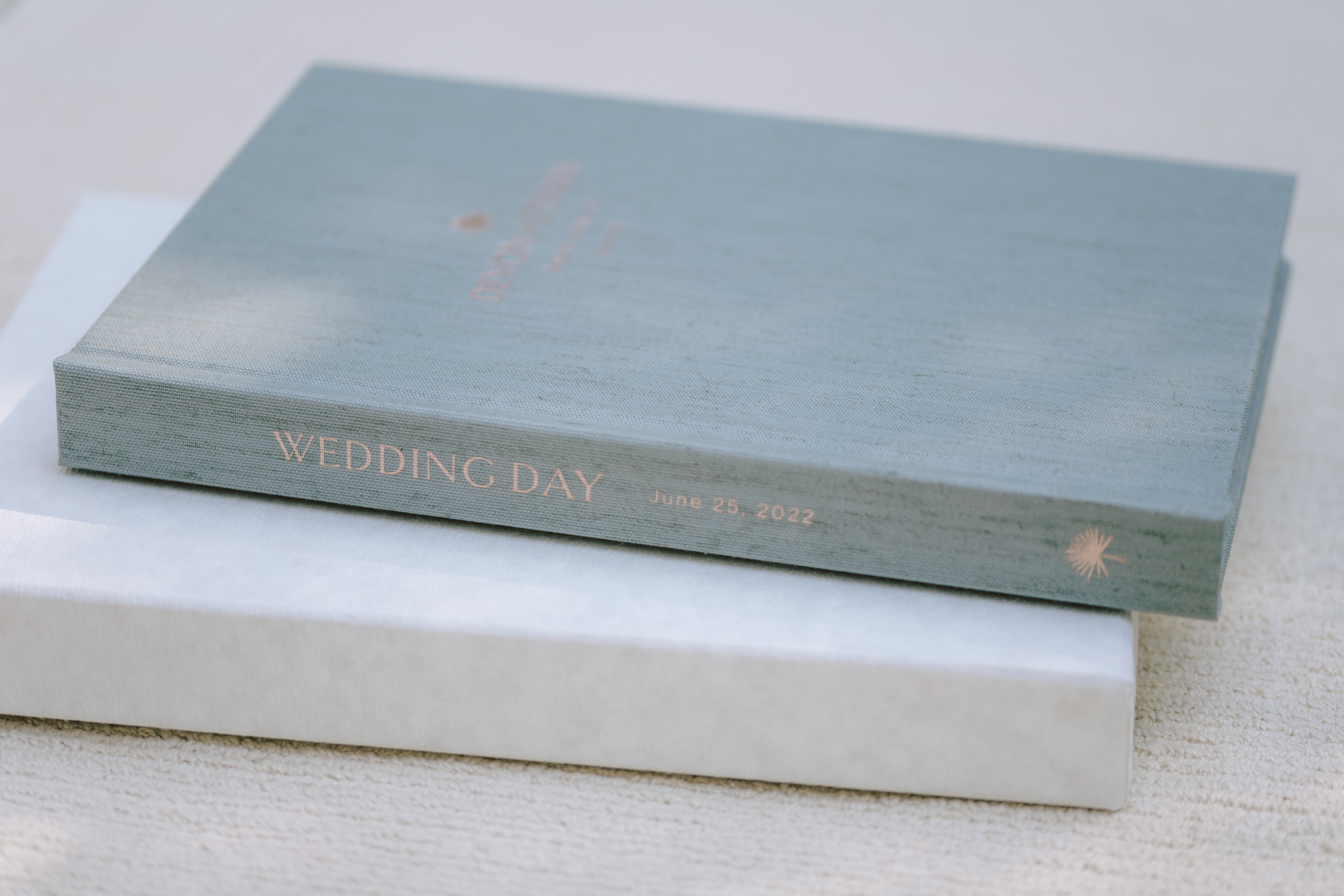 9x12 Book - Asahi Soft Blue Gold & Gold Debossing | visionart