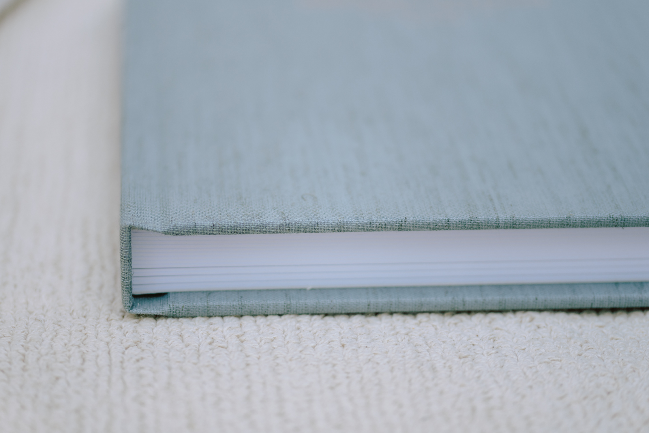 9x12 Book - Asahi Soft Blue Gold & Gold Debossing | visionart