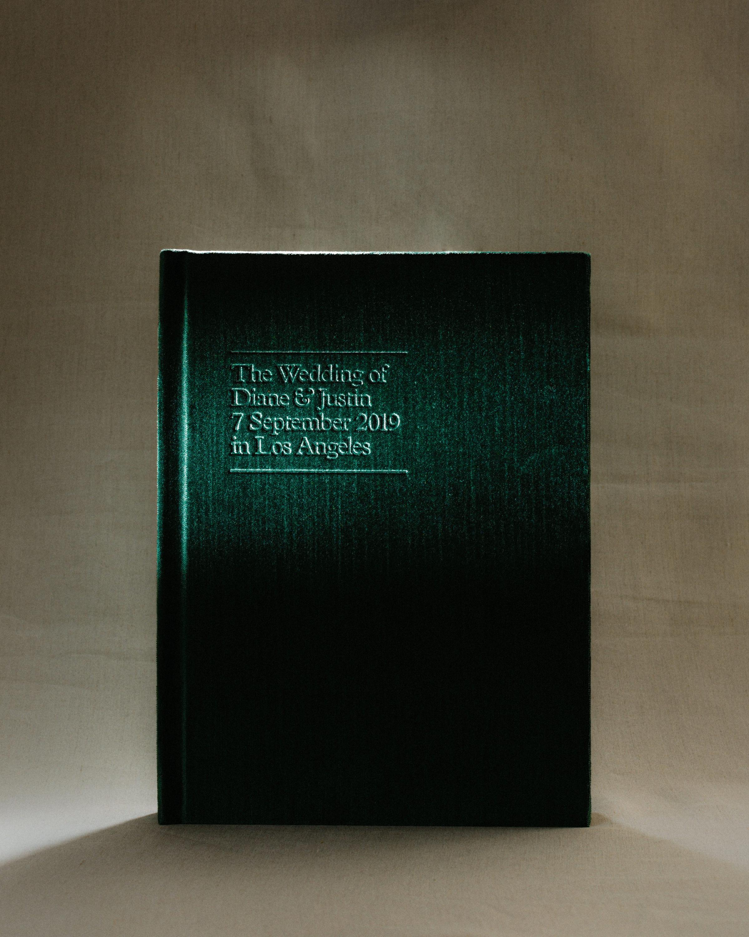 9x12 Velvet Emerald Green with Blind Emboss | visionart