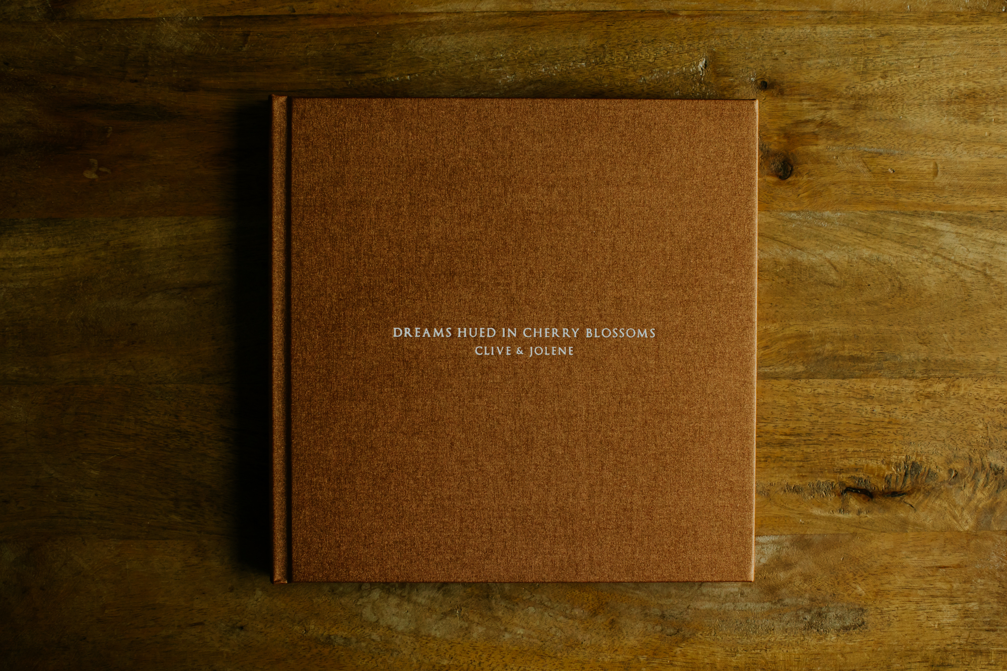 10x10" Original Fine Art Book - Natural Toasted Marshmallow with Rose ...