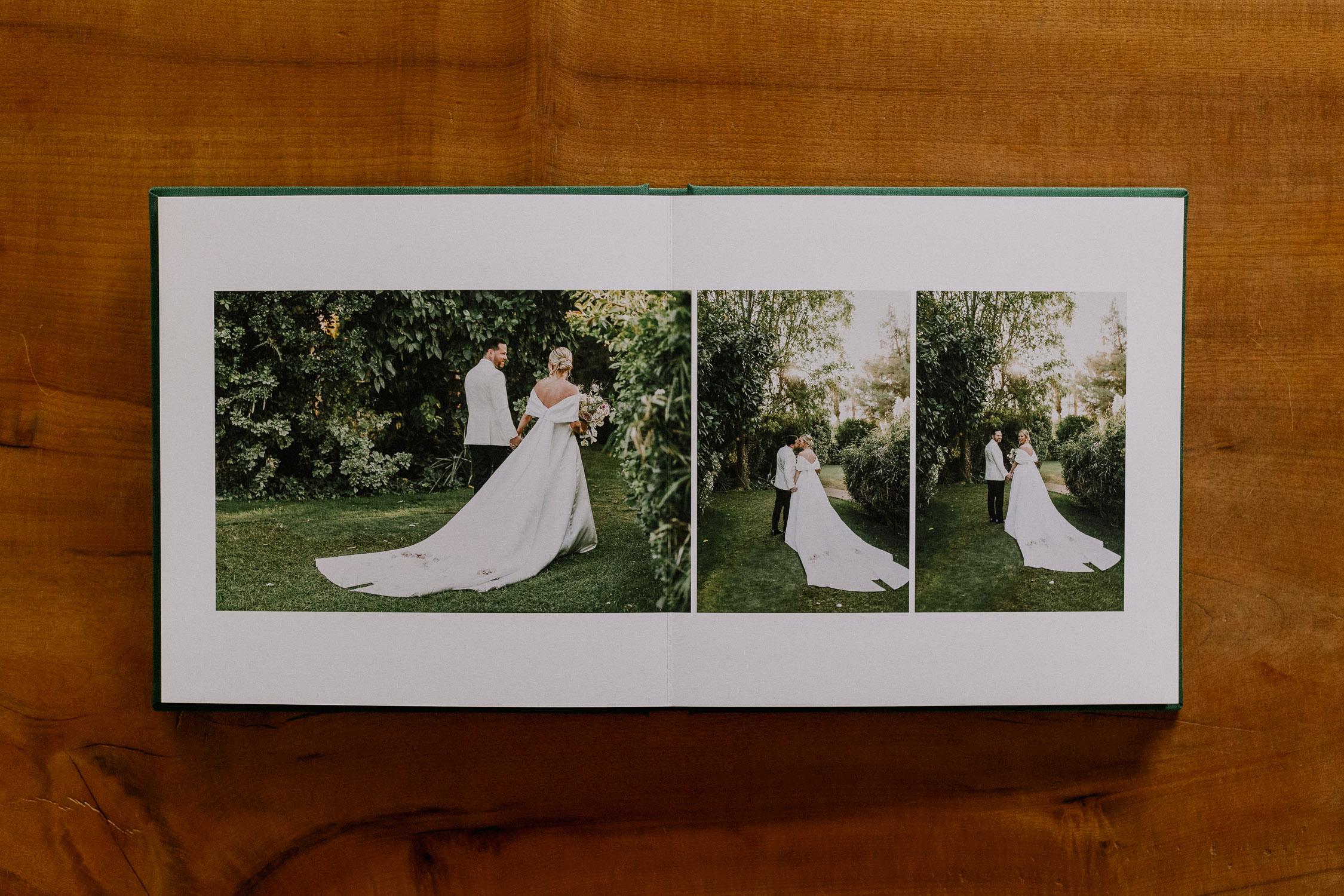 10x10 Evergeen with gold imprint and spine imprint | visionart