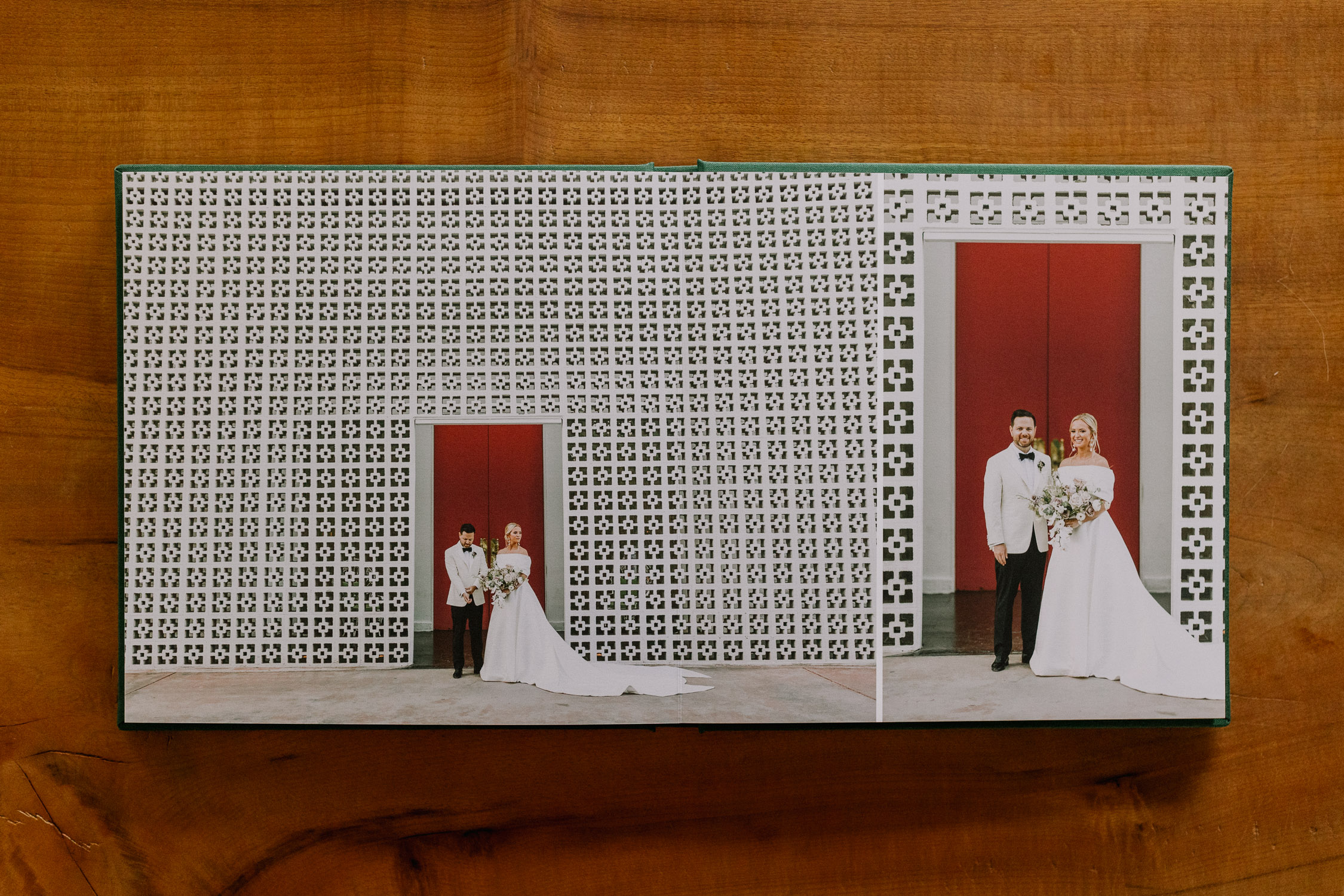 10x10 Evergeen with gold imprint and spine imprint | visionart
