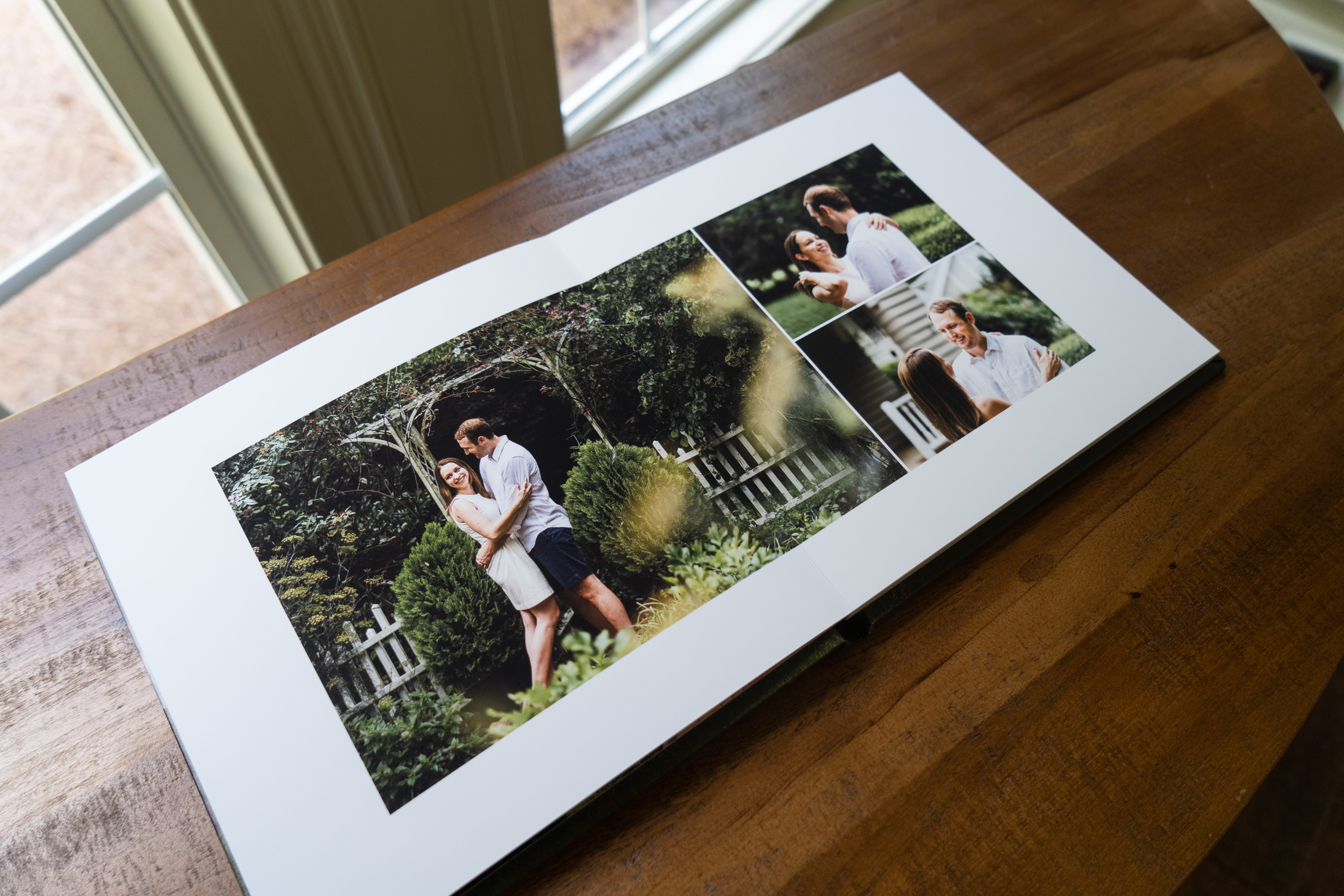 10x10 Photo Cover Vineyard Engagement Book | visionart
