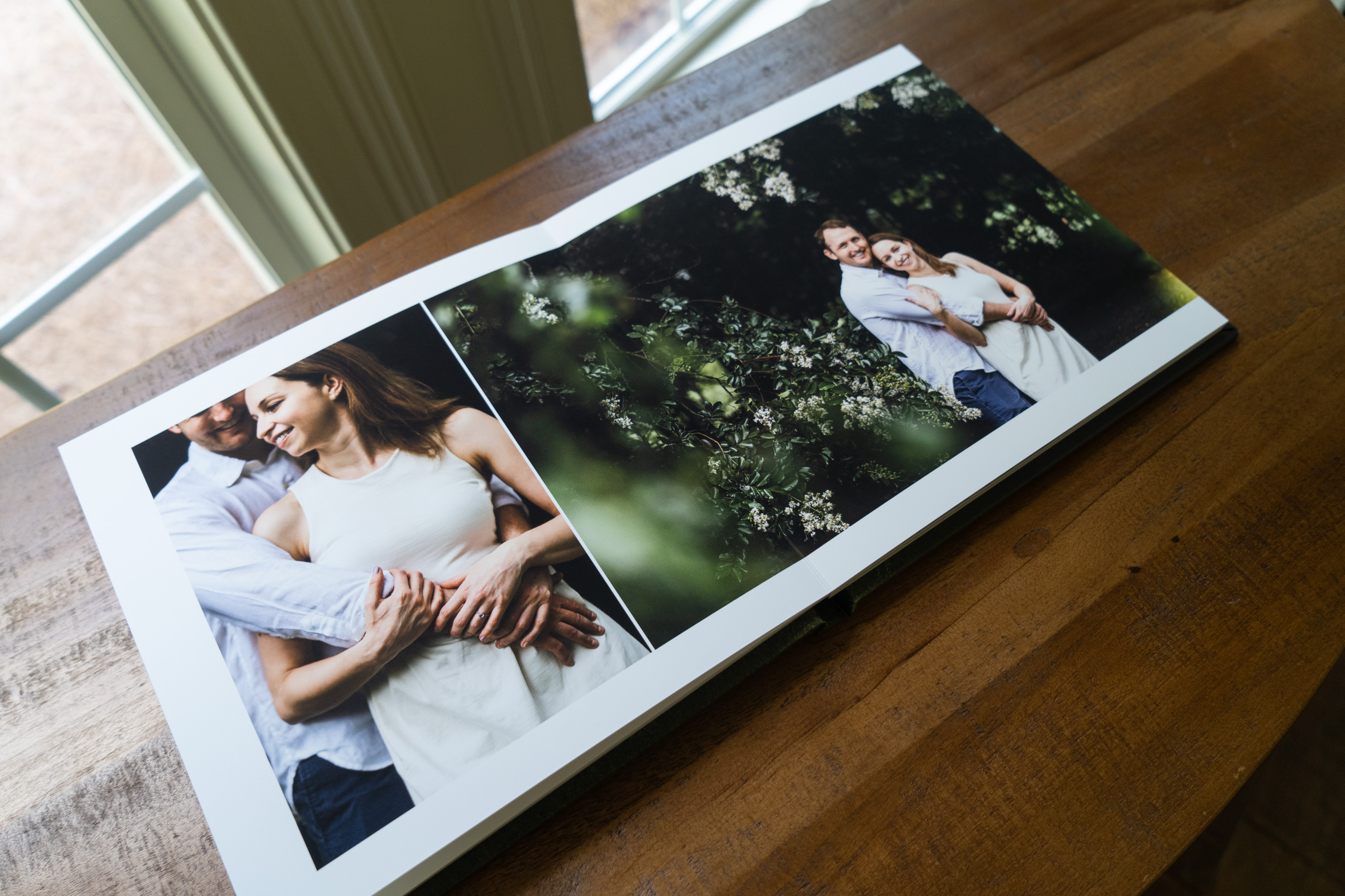 10x10 Photo Cover Vineyard Engagement Book | visionart