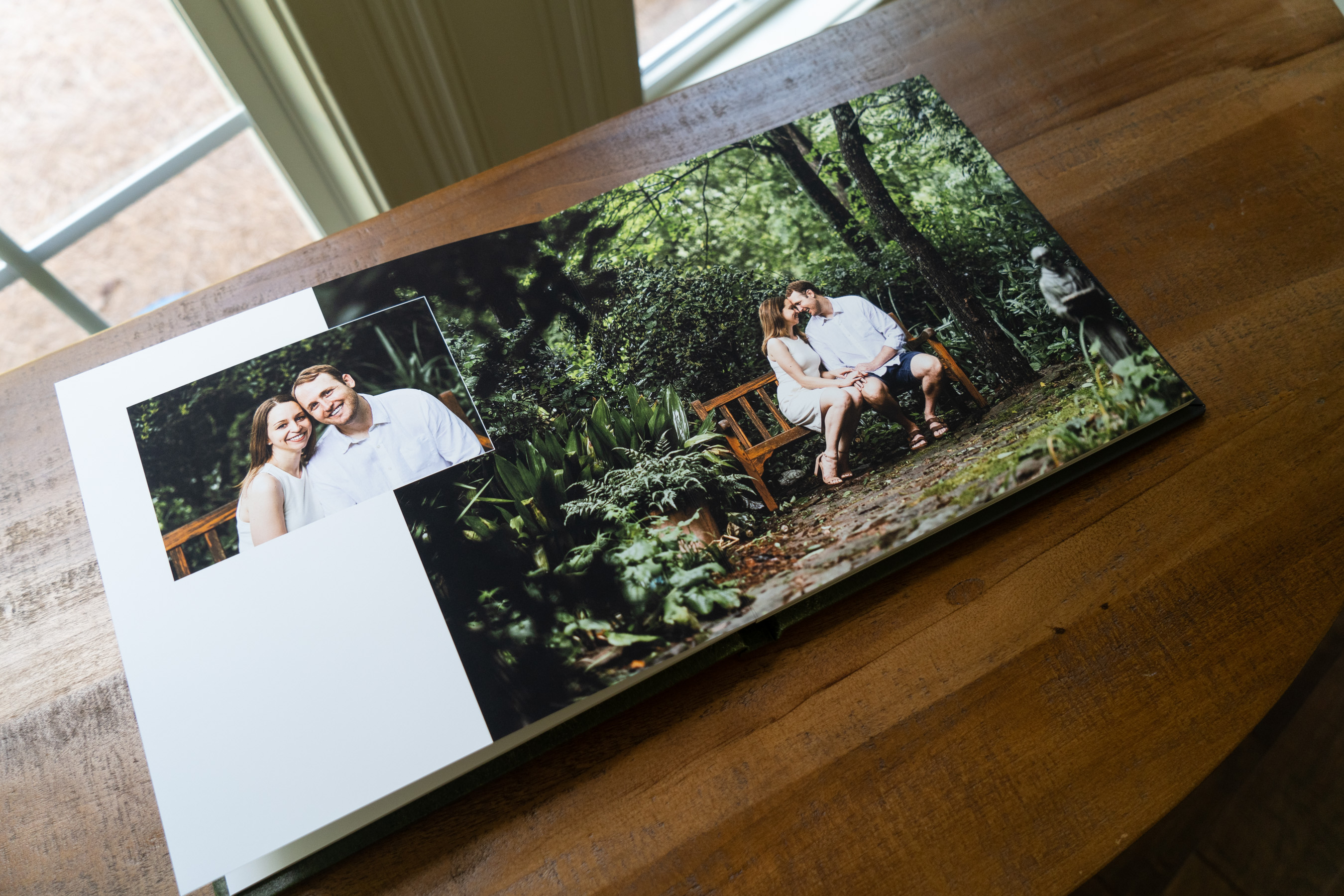 10x10 Photo Cover Vineyard Engagement Book | visionart