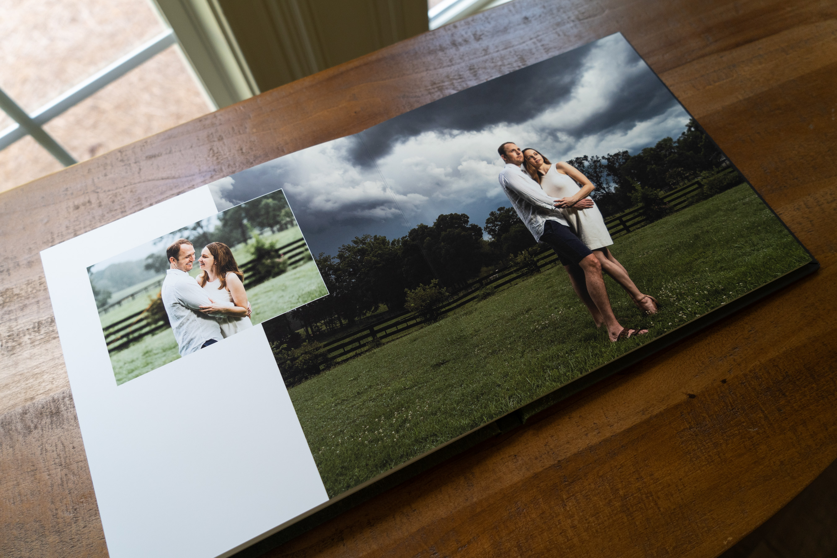 10x10 Photo Cover Vineyard Engagement Book | visionart