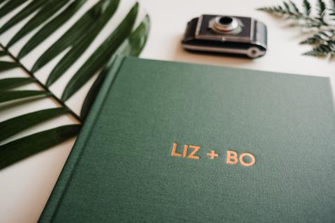 10x10 Original Photo Book with Full Book Cloth Mint Chip Cover and ...